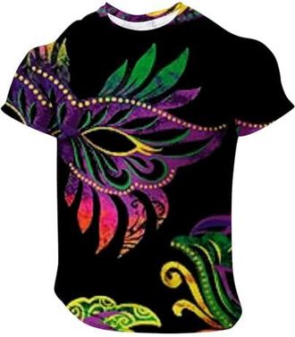 Generic Costume de carnaval pour homme - T-shirt baggy - Col rond - D&eacute;contract&eacute; - Basique - Manches courtes - T-shirt de sport - T-shirt pour homme - T-shirt 