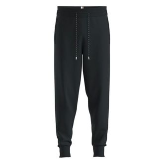HUGO BOSS Pantalon de jogging &agrave; cordon de serrage et chevilles c&ocirc;tel&eacute;es - Homme - Pantalons - Noir - Taille: XL