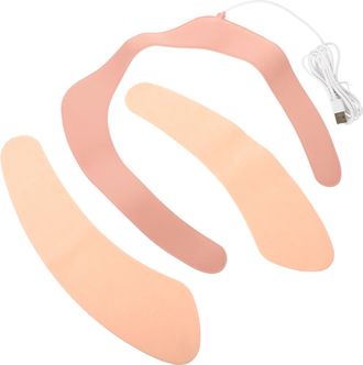 Garneck Beheiztes Toilettensitzkissen Weicher PU Flanell Bezug mit Konstanter Temperatur rutschfeste Befestigung Winter Toilettensitzw&auml;rmer f&uuml;r Badezimmer