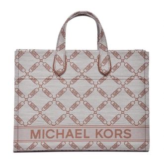 Michael Kors Grab Tote Tasche mit Logo-Futter - - Bags - Damen - Beige - ONE SIZE