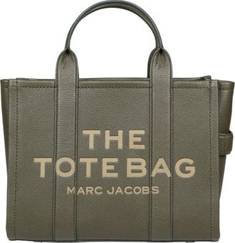 Marc Jacobs Femme, Sacs, Vert, Taille: ONE Size Leather Medium Tote Bag