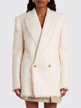 Balmain Jacke Damen Farbe Wei&szlig;