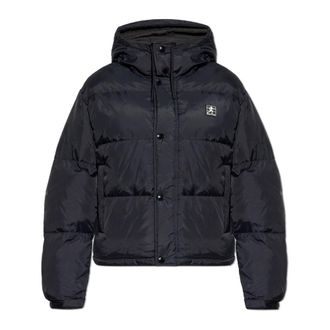 Sporty & Rich unisex, Vestes, Noir, Taille: XS Doudoune