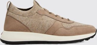 Tod's Slip-On-Sneakers aus Wolle und Veloursleder mit elastischen Schn&uuml;rsenkeln
