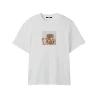 Jacquemus Homme, Tops, Blanc, Taille: XL T-shirt