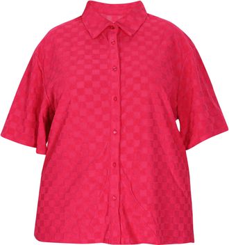 Mymo Bluse in gro&szlig;en Gr&ouml;&szlig;en Frauen Rosa