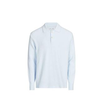 Sams&oslash;e & Sams&oslash;e Pull &agrave; col polo en coton et laine m&eacute;lang&eacute;s
