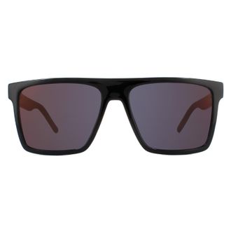 HUGO BOSS Hugo von Hugo Boss Square Mens Black Red Sunglasses