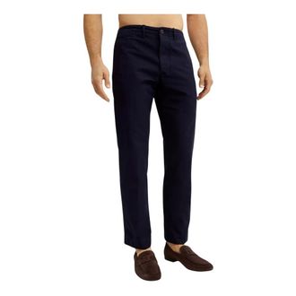 Fay Homme, Pantalons, Bleu, Taille: W35 Pantalon Chino Marine