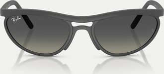 Ray-Ban lunettes de soleil rectangle Predator Liteforce avec verres gris en gris sable