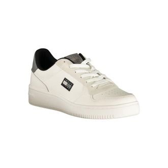 Tommy Hilfiger Colour-Block Leather Sneaker - White