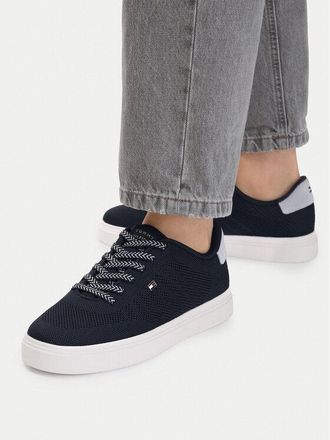 Tommy Hilfiger Sneakers Knit Cupsole FW0FW09289 Dunkelblau