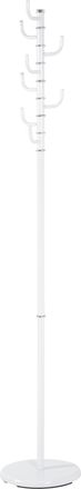 Haku Möbel Garderobenständer weiß, Metall - Maße: H 170 cm x Ø 29 cm, Style: Modern