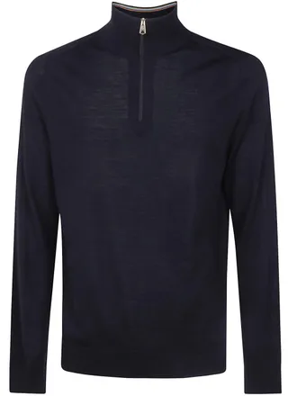 Paul Smith Sweater Zip Neck M1r.971Z. W03154