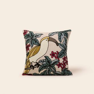 Madura Housse De Coussin Tucana Naturel et multicolore - NATUREL