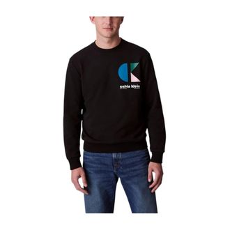 Calvin Klein Modernes Grafik-Sweatshirt - - Sweatshirts & Hoodies - Herren - Schwarzk - XL