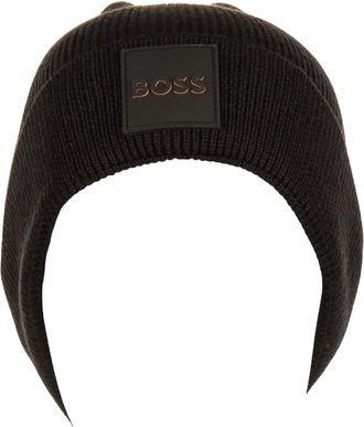 HUGO BOSS Foxxy R Beanie - unisex - Accessoires - Noir - Taille: ONE Size