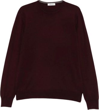 Gran Sasso Giuuno Rundhals-Pullover - - Knitwear - Herren - Lila - 3XL