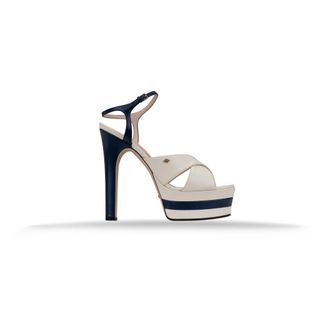 Gucci Schnallen Ledersandalen - - Shoes - Damen - Grau - 36 EU