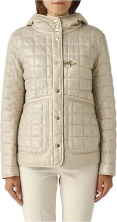 Fay Femme, Vestes, Beige, Taille: 38 FR Parka Trapunt