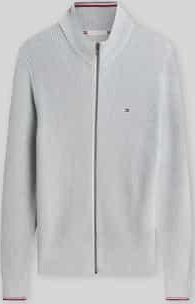 Tommy Hilfiger Regular Fit Strickjacke aus reiner Baumwolle