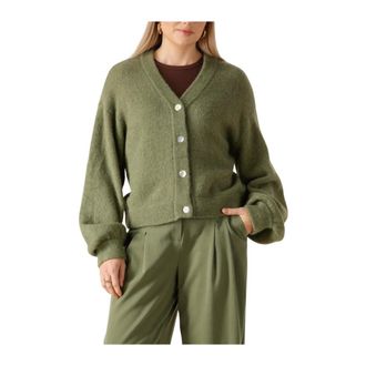 Moss Copenhagen Damen, Strickwaren, Gr&uuml;n, M/LGr&ouml;&szlig;e