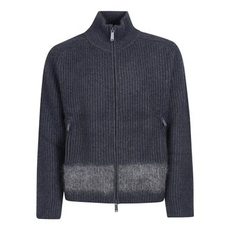Dsquared2 Stilvolle Strickjacke mit Rei&szlig;verschluss - - Knitwear - Herren - Grau - S