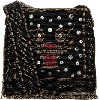 Valentino Garavani Femme, Sacs, Multicolore, Taille: ONE Size Embellished Fabric Crossbody Bag