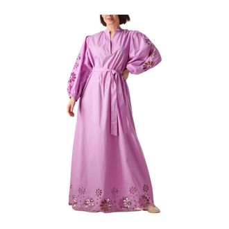 Ibana Damen, Kleider, Lila, LGr&ouml;&szlig;e