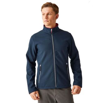 Regatta Herren Professionelle Ascender Softshell-Jacke, Marineblau/rot, XXL