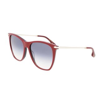 Victoria Beckham Femme, Accessoires, Rouge, Taille: ONE Size Lunettes de soleil en ac&eacute;tate avec monture