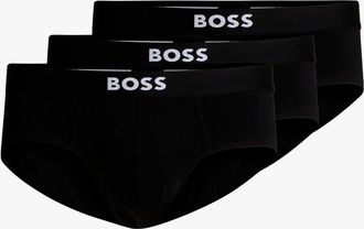 HUGO BOSS Lot de 3 boxers en coton m&eacute;lang&eacute;