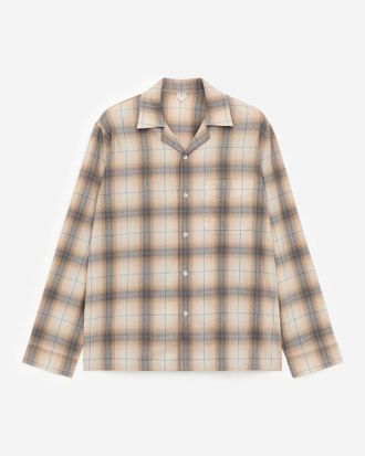 Arket Pyjamahemd Aus Flanell -Beige