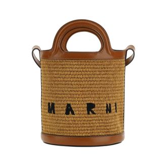 Marni Femme, Sacs, Brun, Taille: ONE Size Sac Tropicalia Bucket
