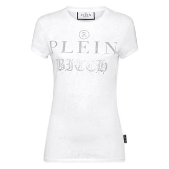 Philipp Plein Femme, Tops, Blanc, Taille: 42 FR T-Shirt Pure
