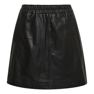 Inwear Femme, Jupes, Noir, Taille: 40 FR Jupe Courte avec Taille &Eacute;lastique et Poches