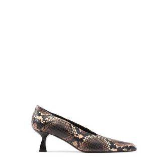 Nodaleto Escarpins Dona &agrave; imprim&eacute; serpent en cuir