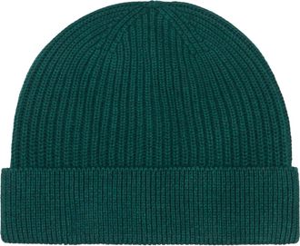 s.Oliver Baumwoll-Beanie mit Rippstruktur