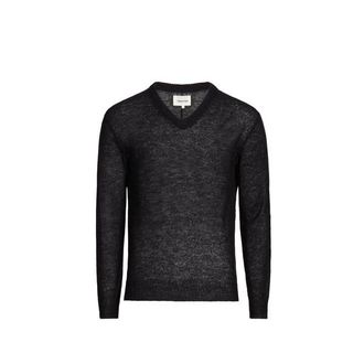 Saison 1865 rechts Pull V -Neck - Schwarz
