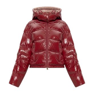 Moncler Niveole Kurze Daunenjacke - - Jackets - Damen - Rot - S