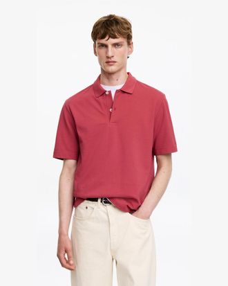 Arket Pikee-Poloshirt -Rot
