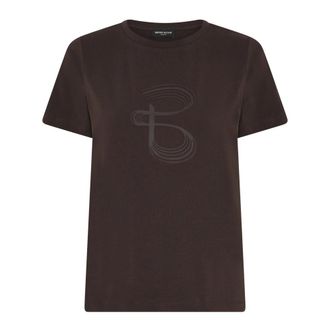 Bruuns Bazaar Klassisches T-Shirt - - Tops - Damen - Braun - M