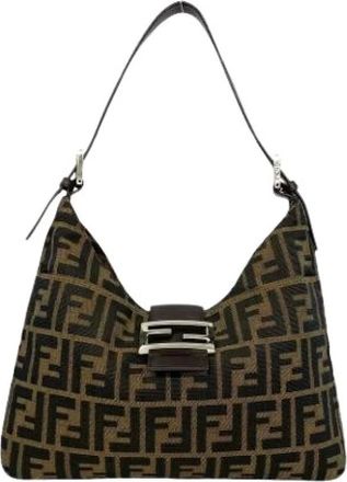 Fendi Sac bandouli&egrave;re vintage Pre-owned - Femme - Pre-owned - Brun - Taille: ONE Size