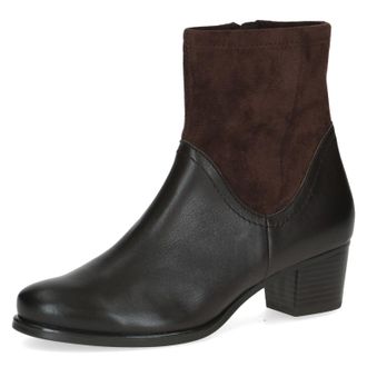 Caprice Caprice Damen Stiefeletten mit Reißverschluss Kleiner Absatz, Braun (Dk Brown Comb), 36.5 EU