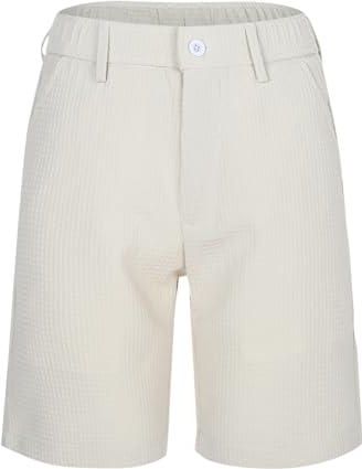 Generic Short d&eacute;t&eacute; pour homme - Couleur unie - Pantalon de loisirs - Longueur moyenne - Petit short &agrave; carreaux, Blanc., 30