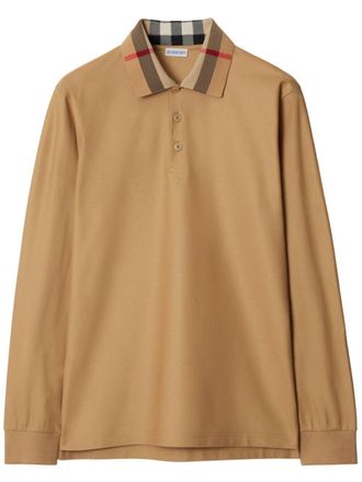 Burberry polo en coton - Tons neutres