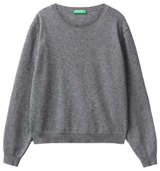 Benetton Damen Maglia G/C M/L 1002d10bg Pullover, grau, M
