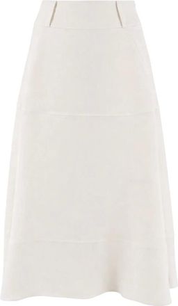 Antonelli Femme, Jupes, Blanc, Taille: 42 FR Joel Midi Skirt