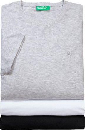 Benetton Kurzarmshirt hautfreundlich durch Baumwolle