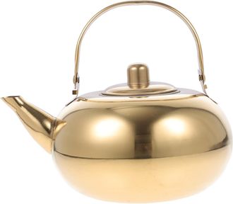 BESTONZON Metall-Teekanne Keramik-Teekanne Isolierte Teekanne Kaffeekanne Teekannen-Set Edelstahl-Wasserkocher -Teekanne Isolierte Wasserkanne Vakuum-Wasserkann